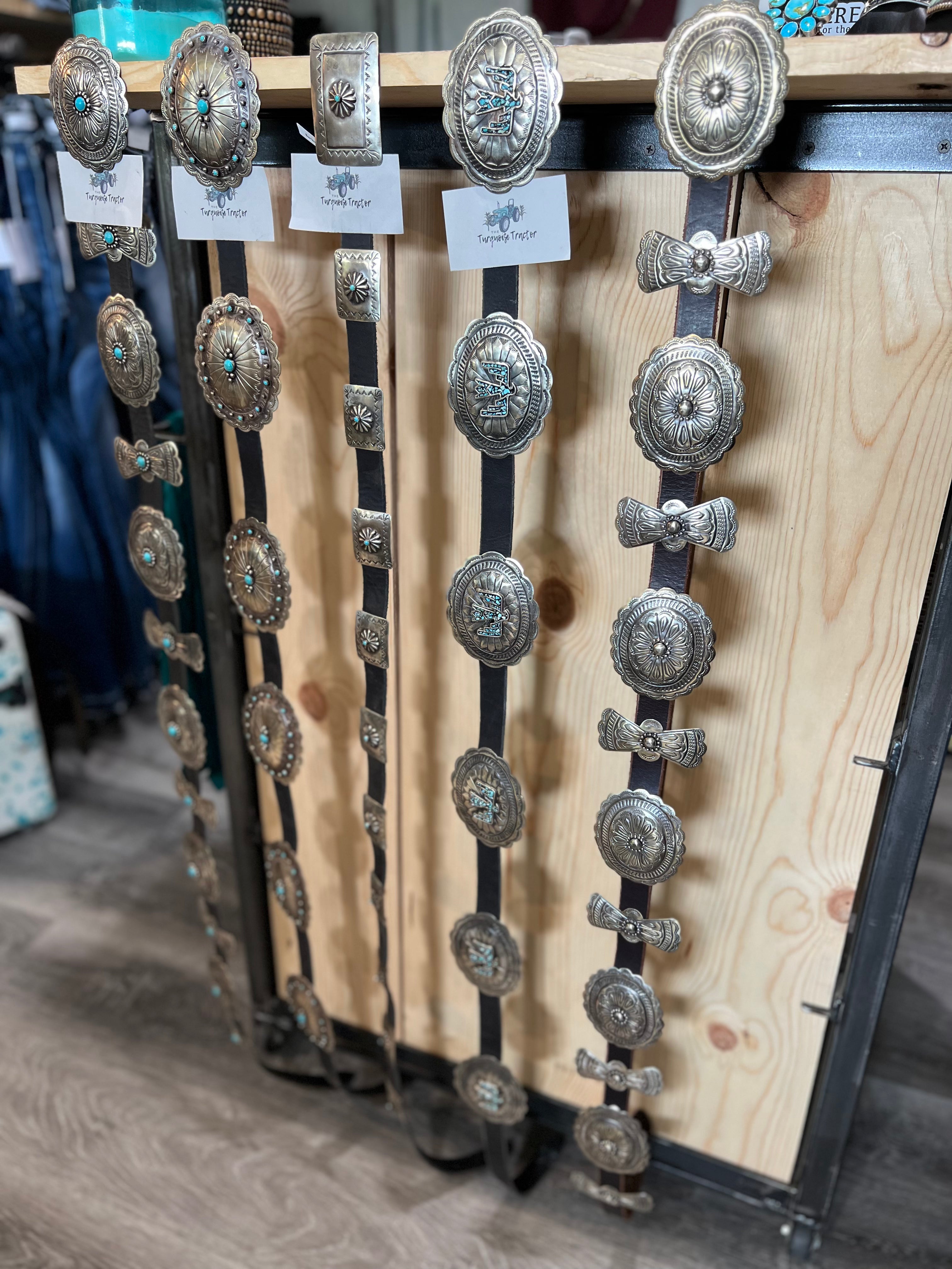 Barbosa Concho Belts – The Turquoise Tractor